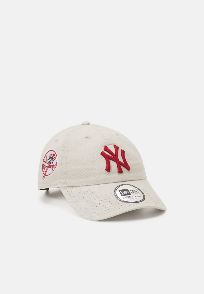 New Era WASHED PATCH 9TWENTY® UNISEX - Cap - stone/dark red/stone ...