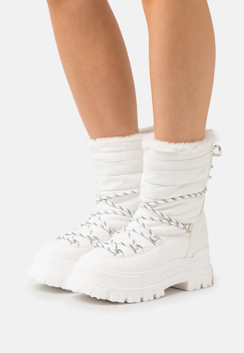 Buffalo ASPHA BLIZZARD WARM - Schnürstiefelette - white/weiß - Zalando.at