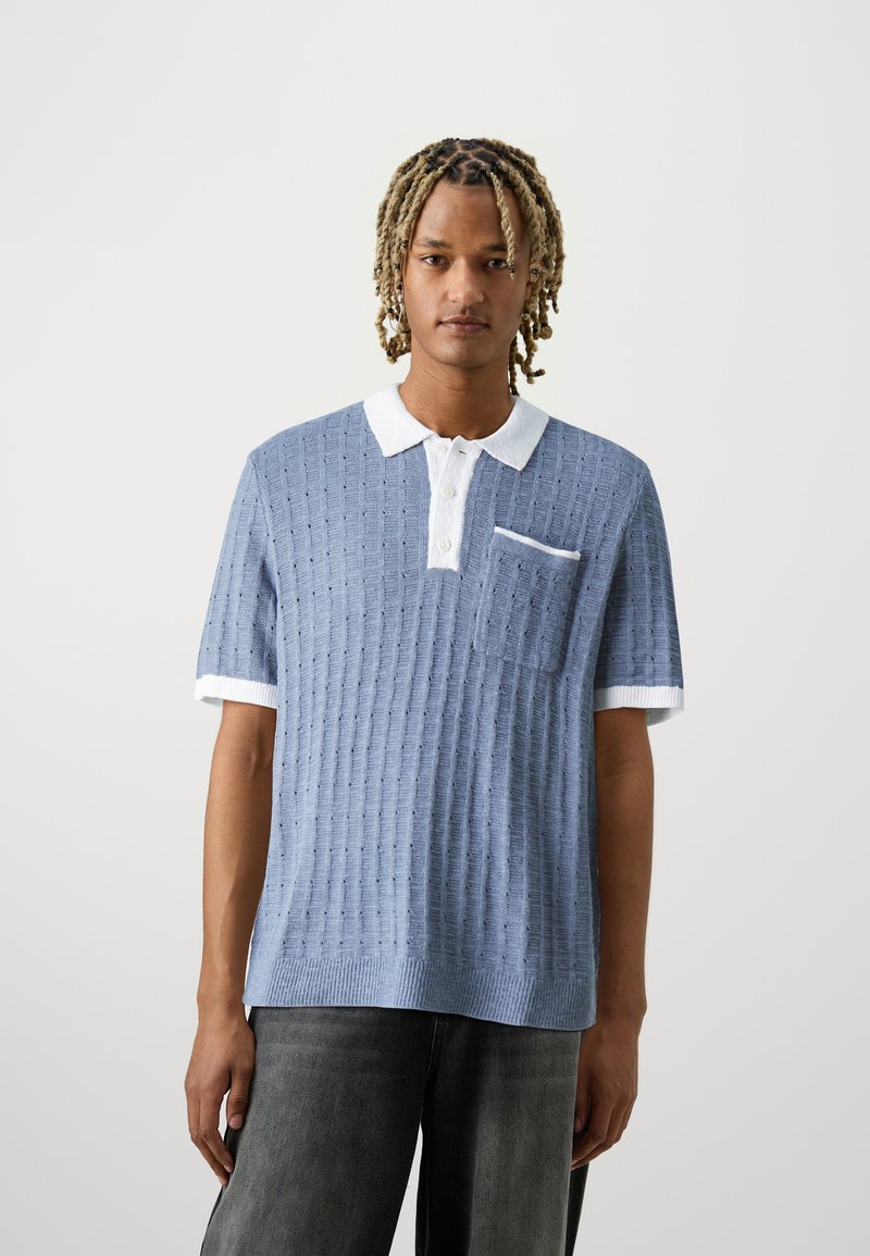 Abercrombie & Fitch GOLF SHOP SWOLO SOLID - Poloshirt - flintstone/jet ...