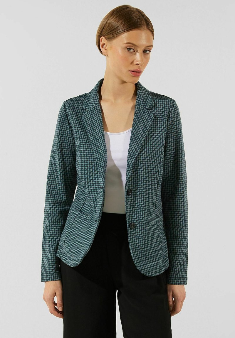 Street One MINIMAL - Blazer - grün/dunkelblau - Zalando.de
