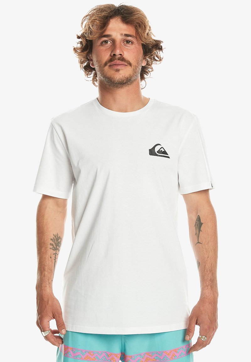 Quiksilver T-Shirt basic - wbb/offwhite - Zalando.de