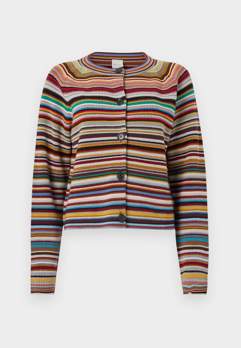 Paul Smith WOMENS CARDIAN BUTTON - Cardigan - multi-coloured/flerfarvet ...