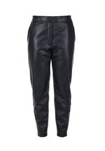 Maze Leather trousers - black - Zalando