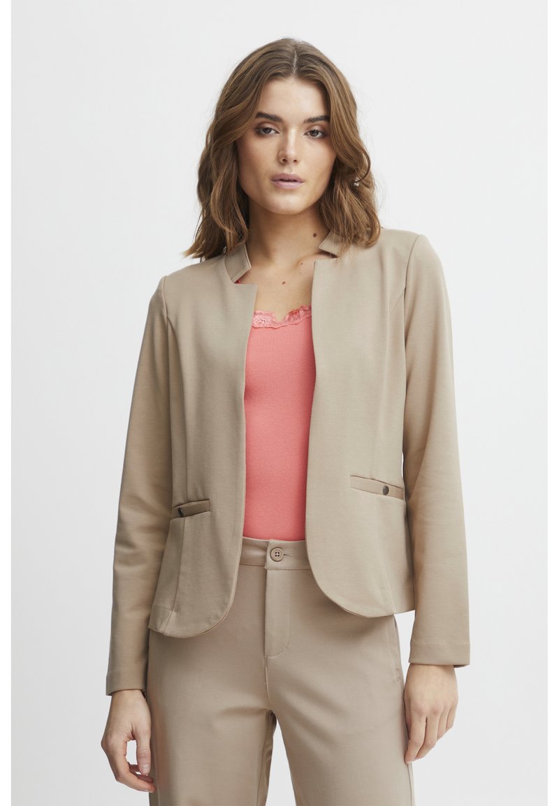 Fransa FRCEDILAN - Blazer - silver mink/beige - Zalando.it