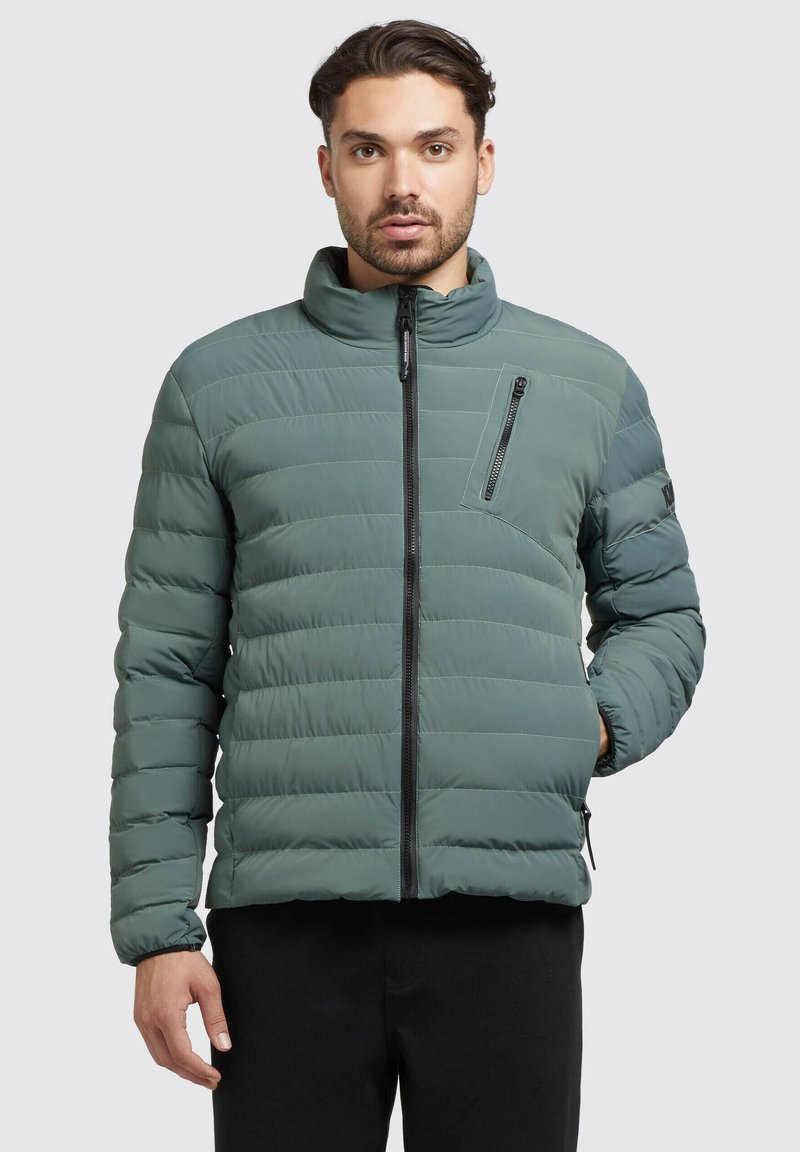 khujo PERCY MATT - ÜBERGANGSJACKE - Winter jacket - türkis/green ...