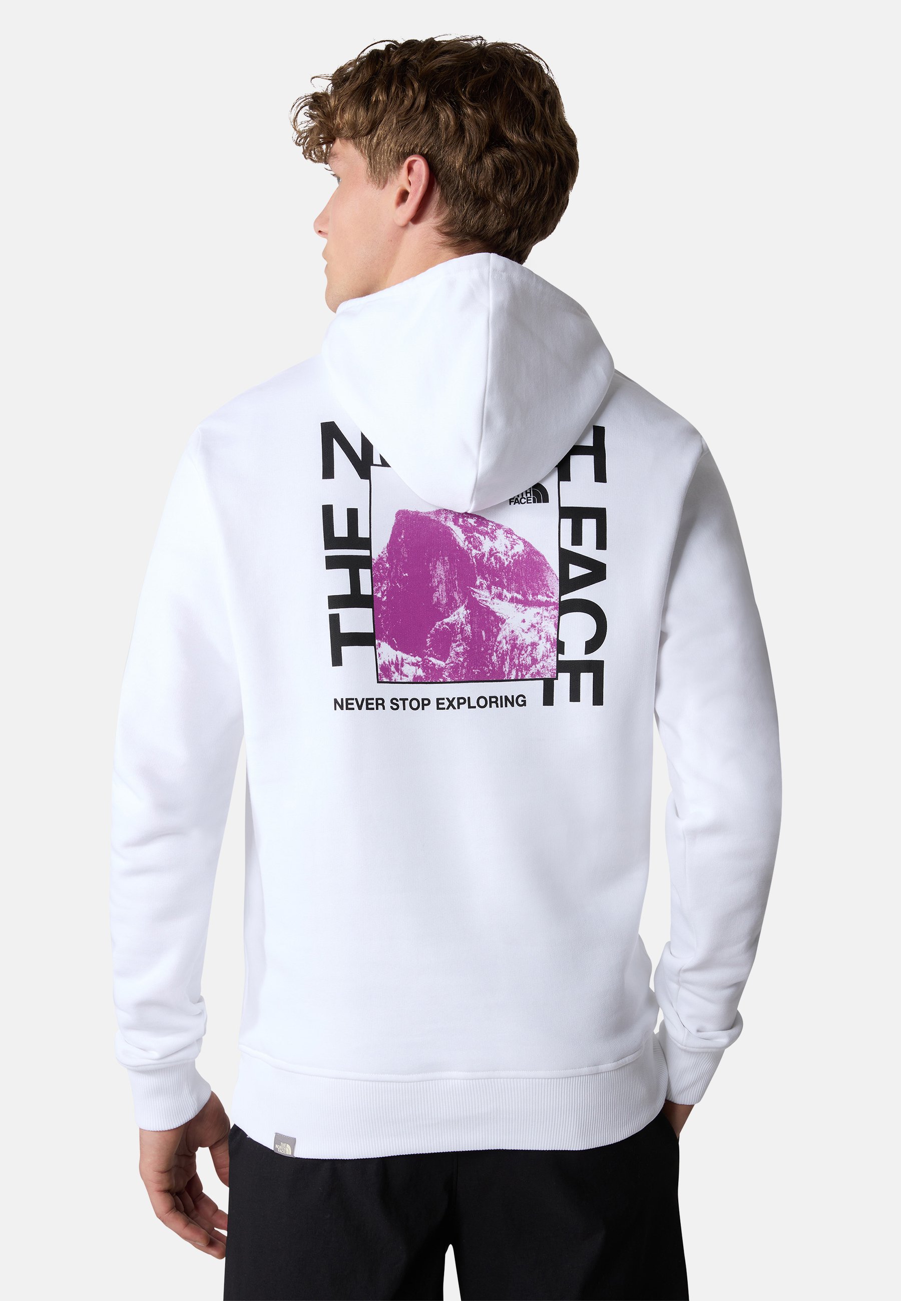 The North Face HALF DOME PHOTO Kapuzenpullover white weiB Zalando