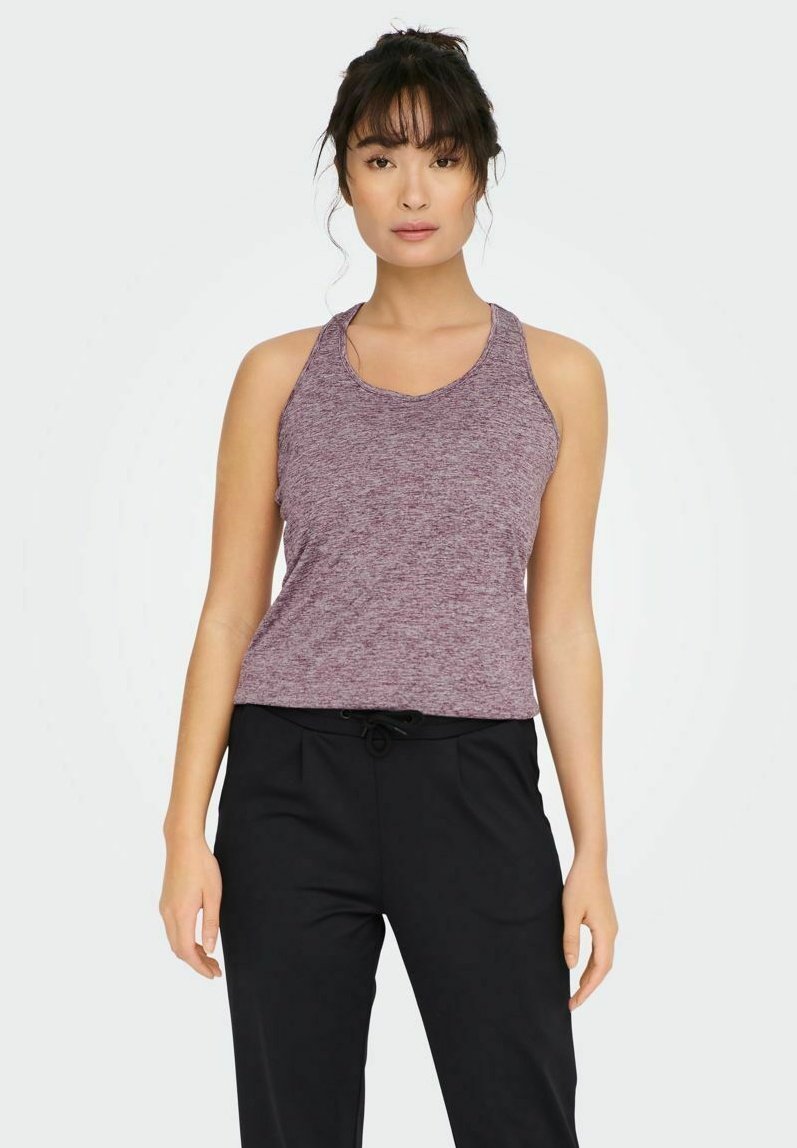 ONLY Play ONPIVY TRAIN TANK - Top - eggplant/morado - Zalando.es