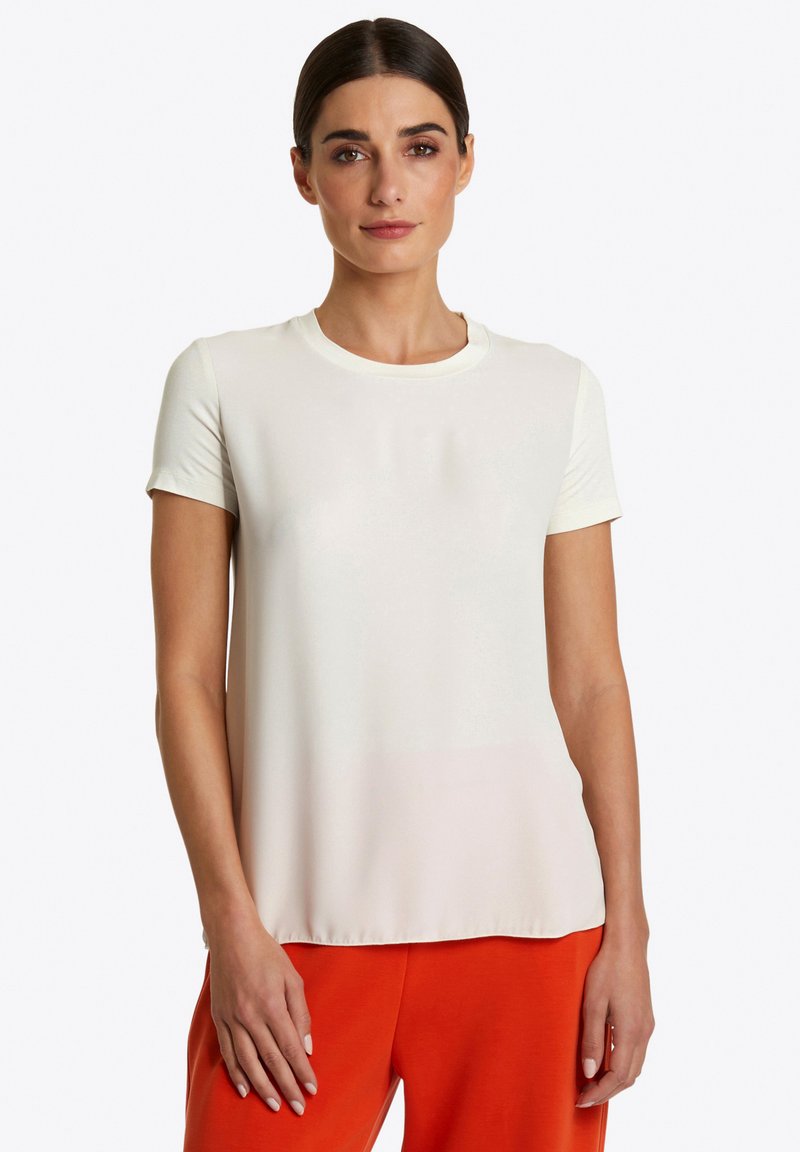 Rich & Royal CREW-NECK - Basic póló - pearl white/fehér - Zalando.hu