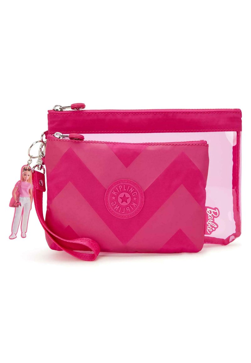 Kipling DUO POUCH L X BARBIE, - Handtasche - power pink transpant ...