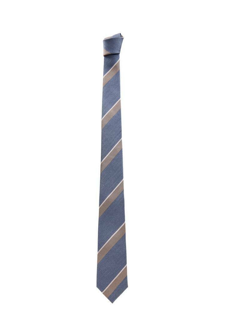 Mango STRIPES - Tie - indigo blue/blue - Zalando.ie