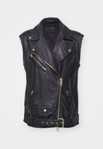 AllSaints BILLIE GILET - Chaleco - black/gold/negro - Zalando.es