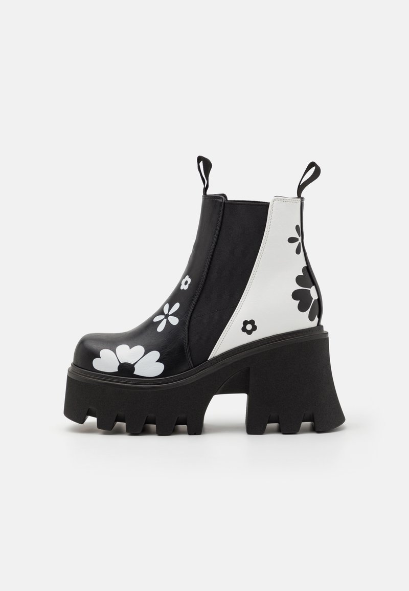 Lamoda Come Together Botines De Tacón Blackwhitenegro Zalandoes