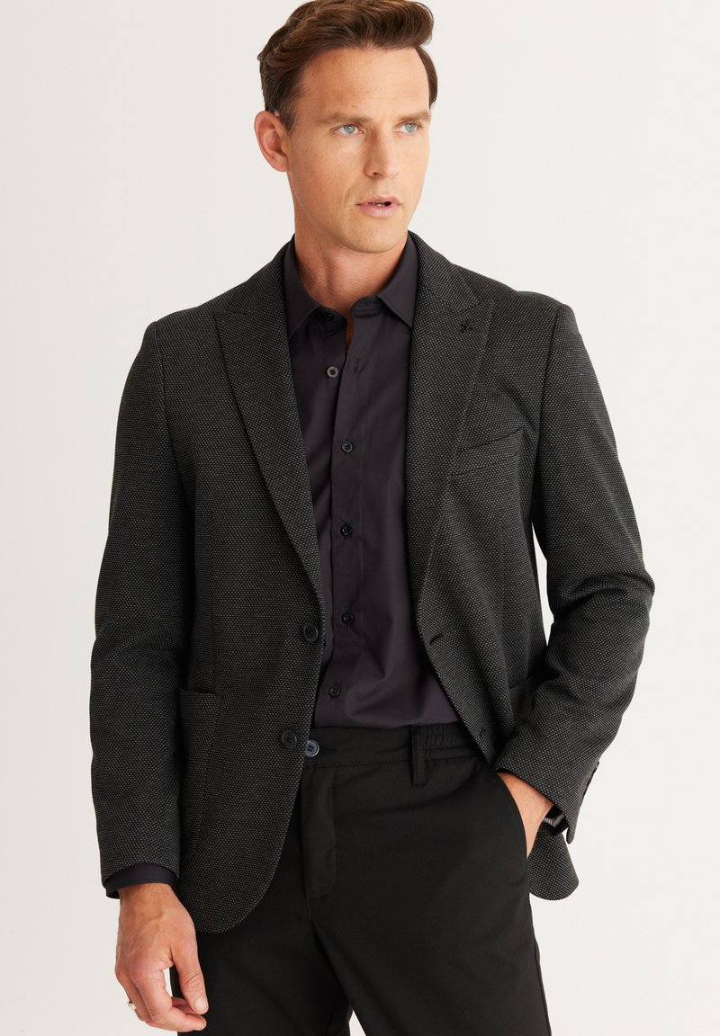 AC&CO / ALTINYILDIZ CLASSICS Sakko - Slim Fit Jacket/schwarz - Zalando.de