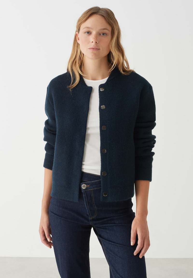 Opus DOMBA - Strickjacke - coal blue/blau - Zalando.ch