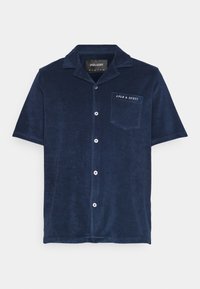 Lyle & Scott TOWELLING RESORT SHIRT - Skjorta - dark navy/mörkblå ...
