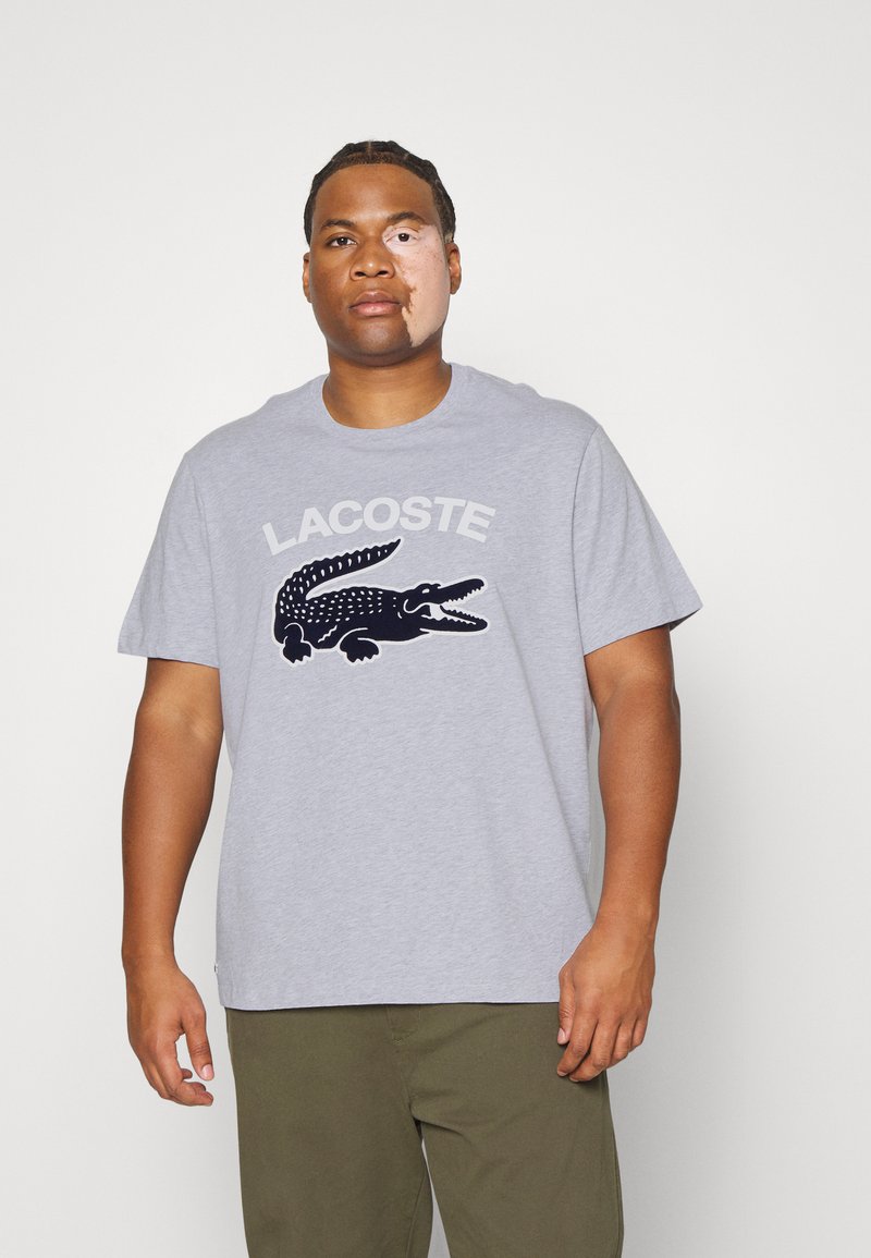 Lacoste T-Shirt print - argent chine/hellgrau - Zalando.de