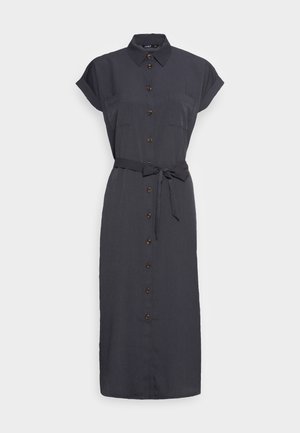 Lauren Ralph Lauren Petite TYCENDA SHORT SLEEVE DAY DRESS - Vestido camisero - refined navy/azul ...