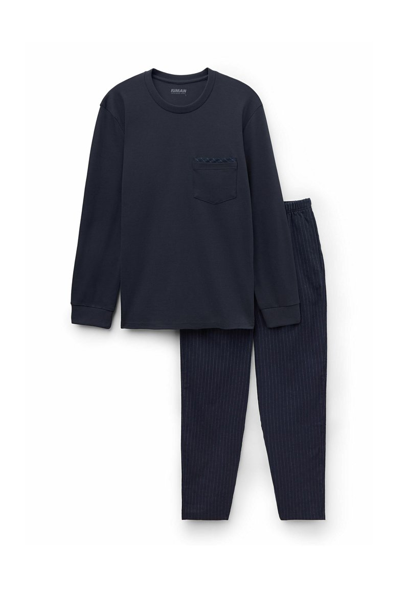 IUMAN Intimissimi Uomo SET - Nattøj sæt - blue/mørkeblå - Zalando.dk