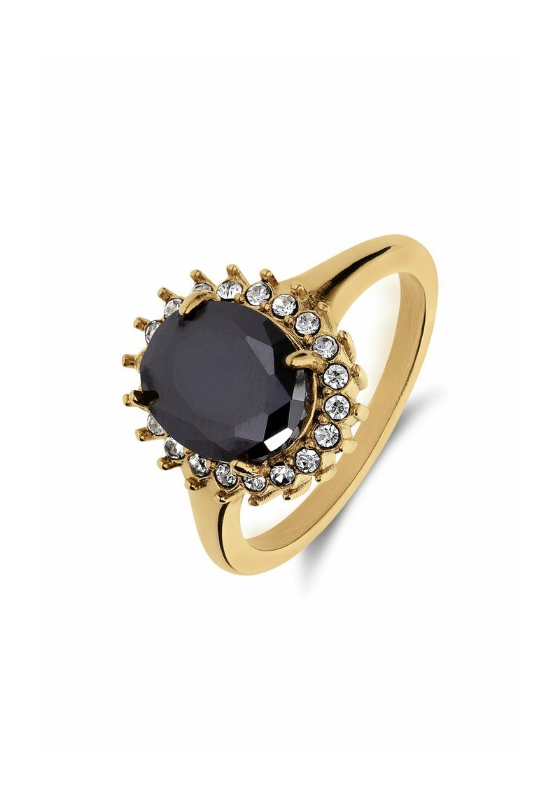 Lucardi VINTAGE - Ring - gold coloured black/gold-coloured - Zalando