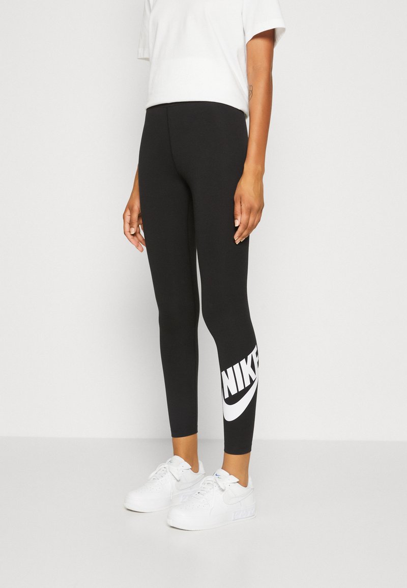 Nike Sportswear W Nsw Essntl Gx Hr Tight Ftra Legíny Black White