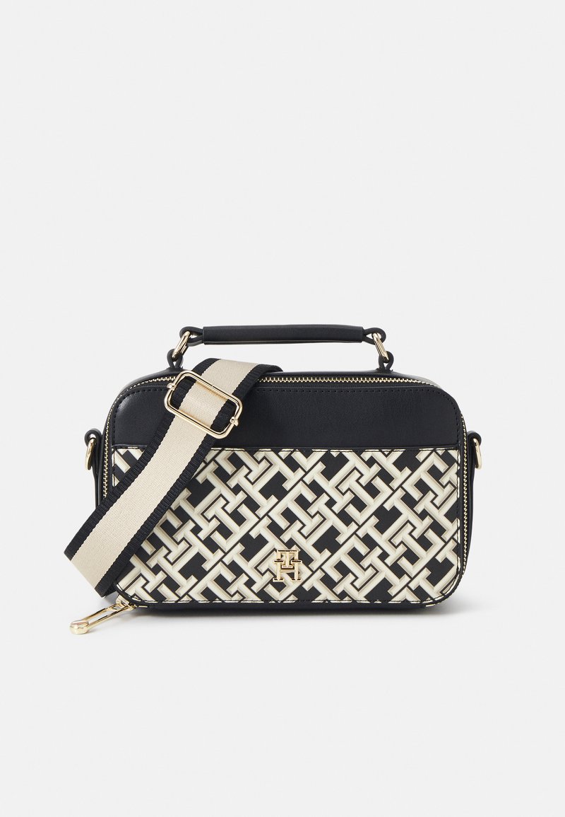 Tommy Hilfiger ICONIC CAMERA BAG MONO - Geantă crossbody - black/negru - Zalando.ro