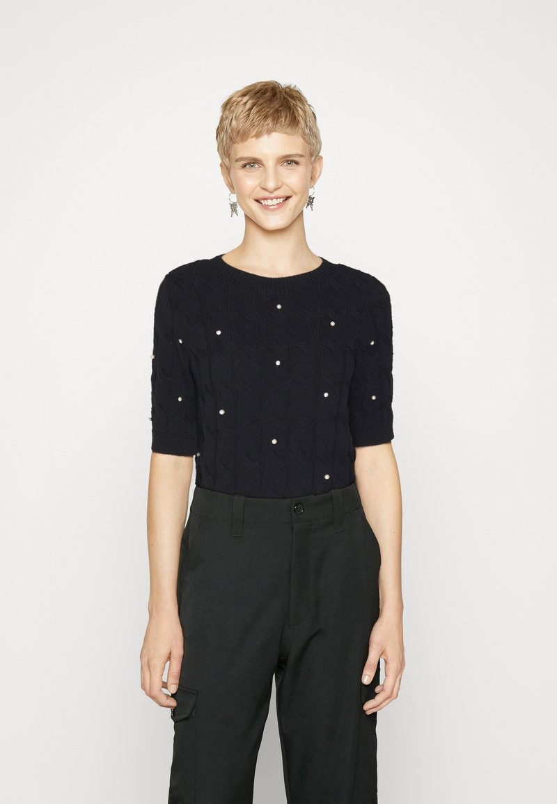 ONLY ONLKATE LIFE BLING O NECK - T-shirt print - black/zwart - Zalando.be