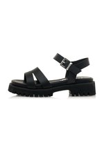 mtng Platform sandals - black - Zalando