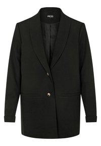 Pieces LOCKER GESCHNITTENER - Krátky kabát - black/čierna - Zalando.sk