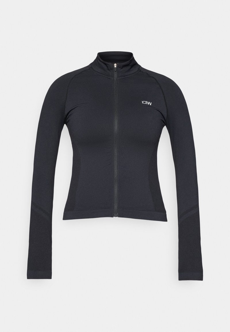 ICANIWILL DEFINE SEAMLESS ZIP LONG SLEEVE - Training jacket - black ...