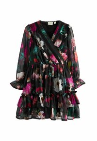 Baker by Ted Baker FLORAL - REGULAR FIT - Robe de jour - black/noir - ZALANDO.FR