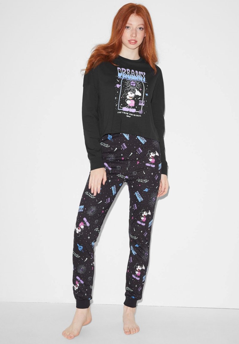 CLOCKHOUSE DISNEY MICKEY MOUSE SET - Pyjama - black/gemêleerd zwart ...