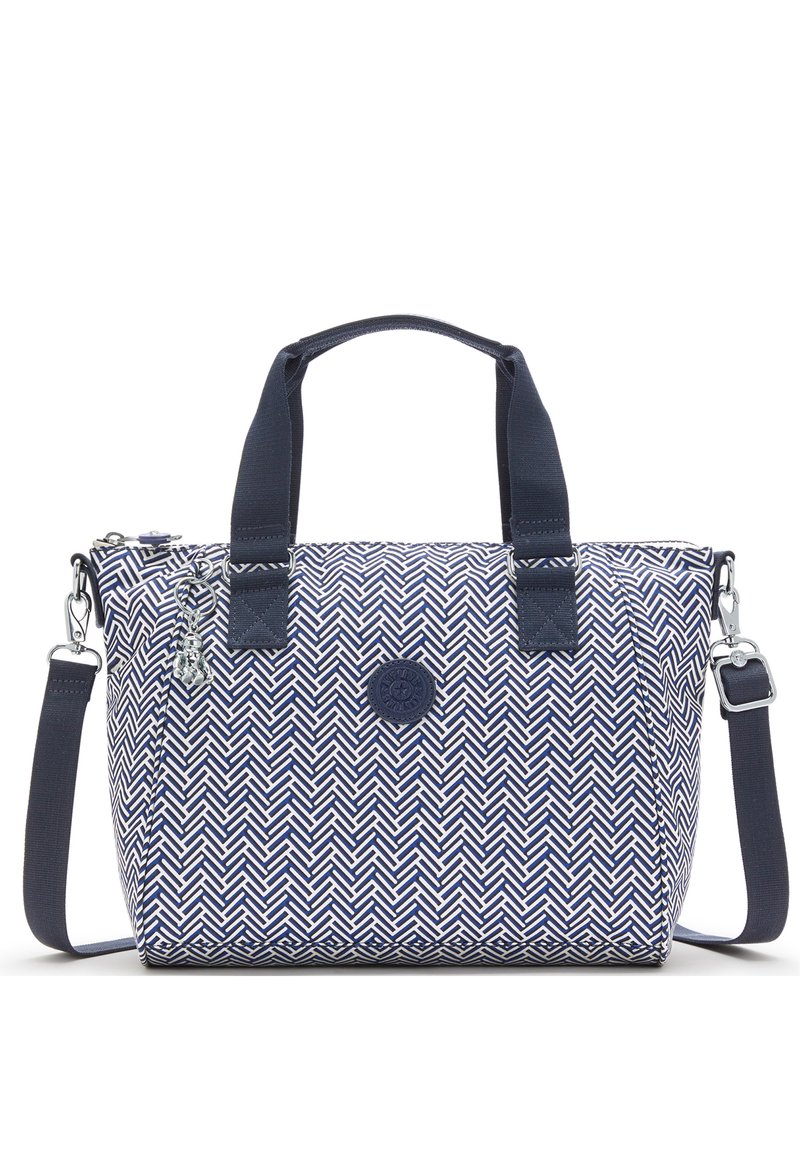 Kipling BASIC PRT AMIEL RFID - Handbag - urban chevron/blue - Zalando