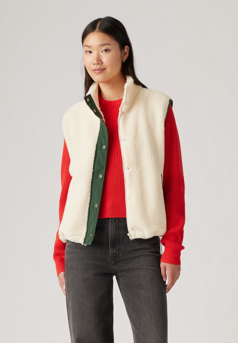 Levi's® RAMSEY VEST - Vest - white swan/beige - Zalando.no