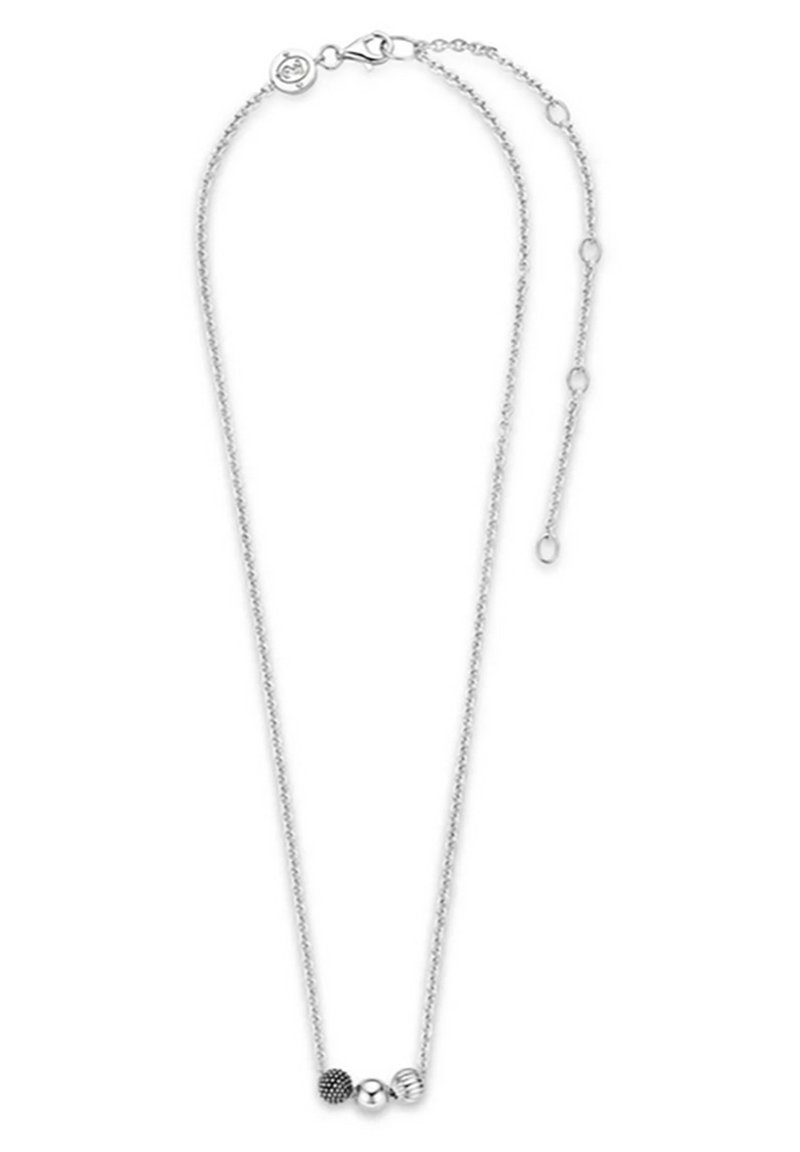Ti Sento Milano MIT DREI SILBERNEN KUGELN - Necklace - silber/silver ...
