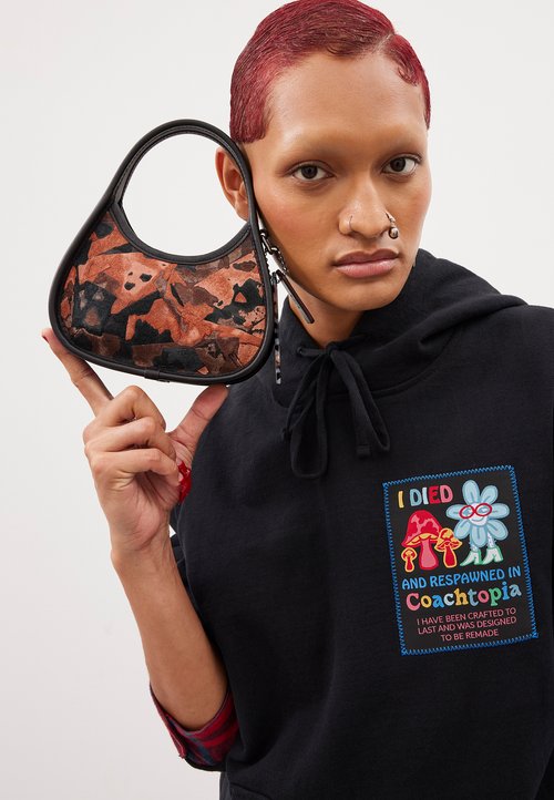 Coach COACHTOPIA - UPCRAFTED ZIPPER ERGO UNISEX - Kabelka - black multi ...