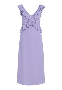 VILA VIELKE V-NECK - Dnevna haljina - violet tulip/boja jorgovana - Zalando.hr