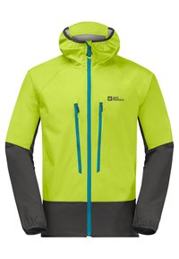 Jack Wolfskin ALPSPITZE - Veste softshell - lime/vert fluo - ZALANDO.FR