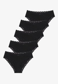 Anna Field MODAL BRIEF WITH LACE 5 PACK - Slip - black/noir - ZALANDO.FR