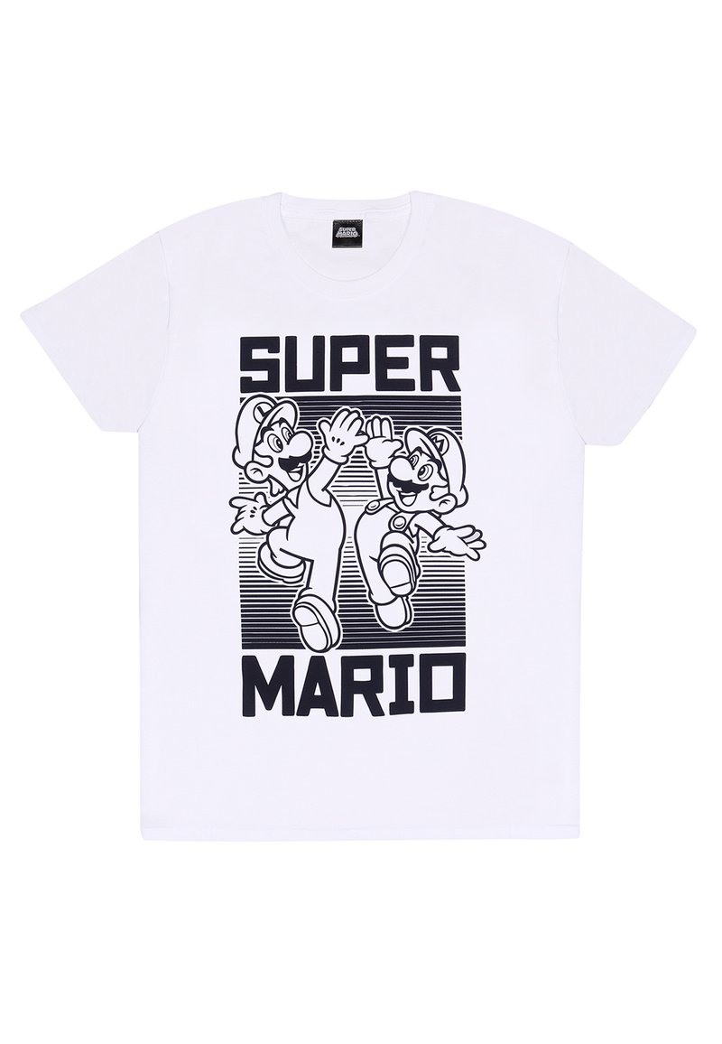 Henry Tiger NINTENDO SUPER MARIO HIGH FIVE - T-Shirt print - white/weiß ...