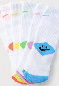 Nike Sportswear SMILEY CREW UNISEX 6 PACK - Chaussettes - white/multi ...
