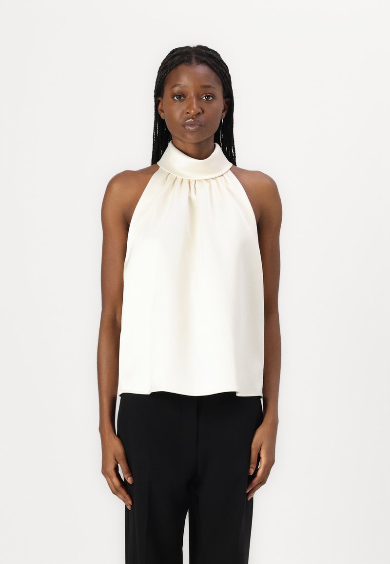 Malina MINEA HALTERNECK - Felső - vanilla/törtfehér - Zalando.hu