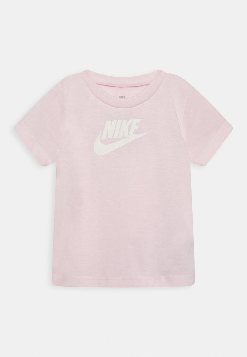 Nike Sportswear SHORT SLEEVE - Triko s potiskem - pink foam/růžová ...