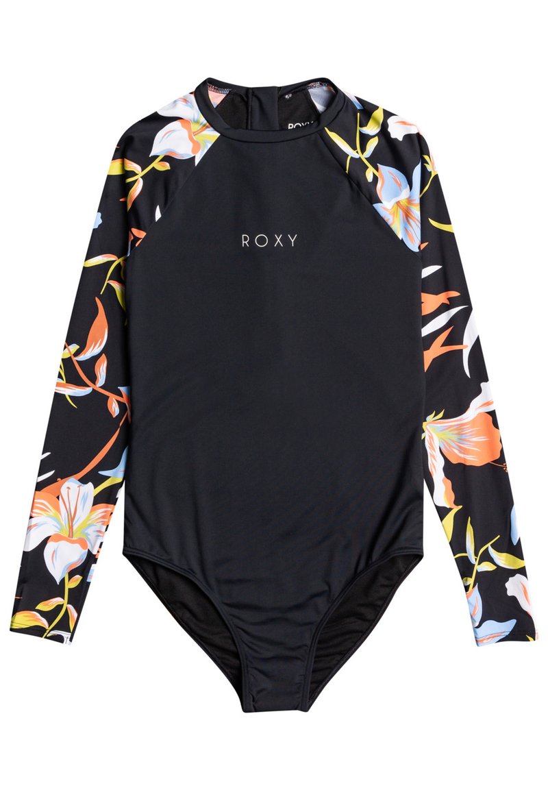 Roxy Bañador - anthracite hibiscus wave swim/azul marino - Zalando.es