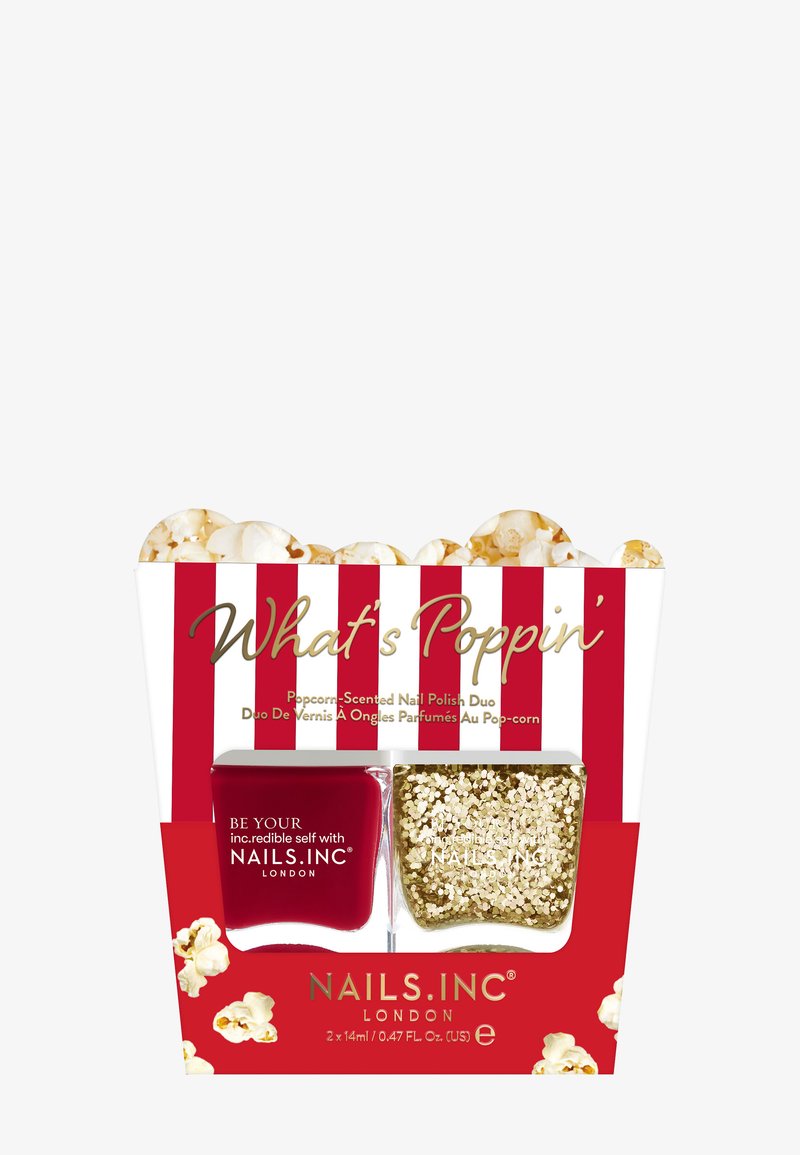 Nails Inc WHAT'S POPPIN' POPCORN SCENTED - NAIL POLISH DUO - Set pour ...