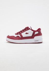 Lacoste T-CLIP CHILDREN TRAINERS - Zapatillas - white bordeaux/blanco - Zalando.es