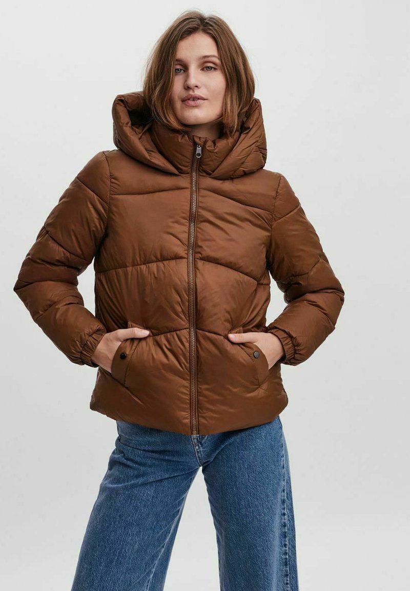 Vero Moda KURZE - Winter jacket - emperador/brown - Zalando.de