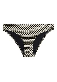 OYSHO GEOMETRIC JACQUARD CLASSIC - Bas de bikini - black/noir - ZALANDO.FR