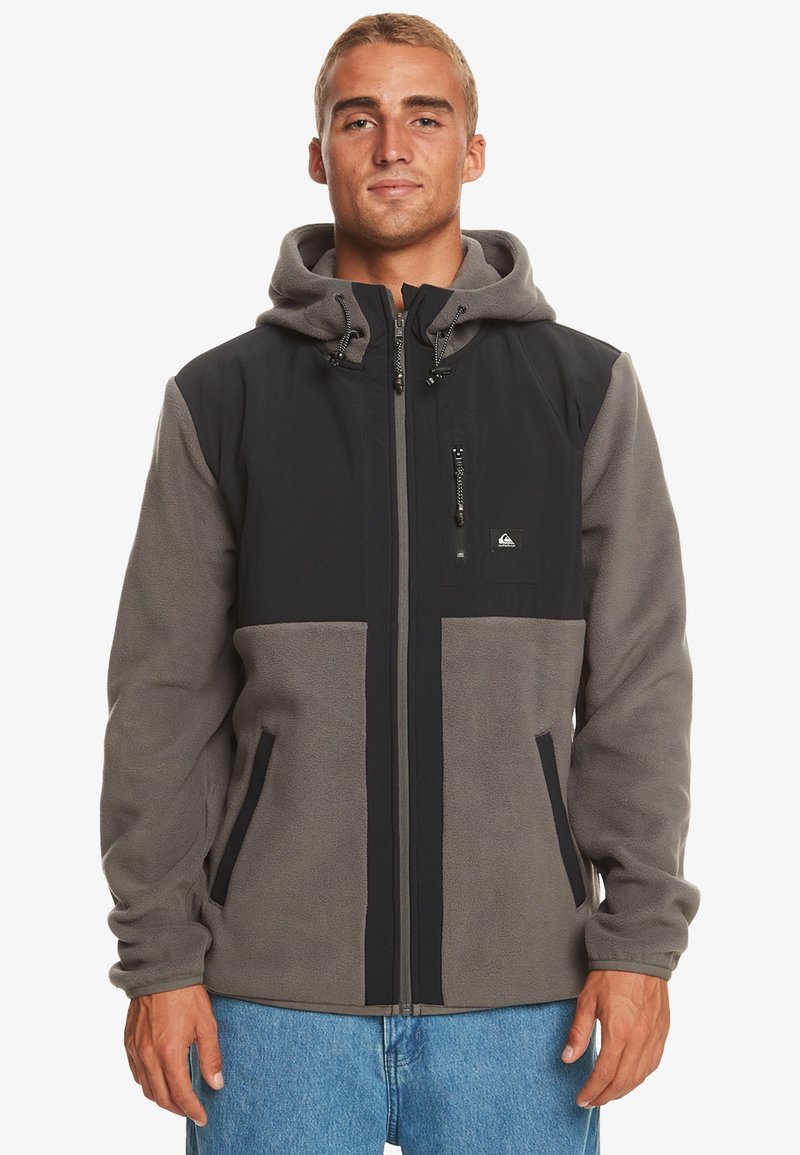 Quiksilver zippée à capuche EQYFT04825 - Fleecejacke - kzm/dunkelgrau ...
