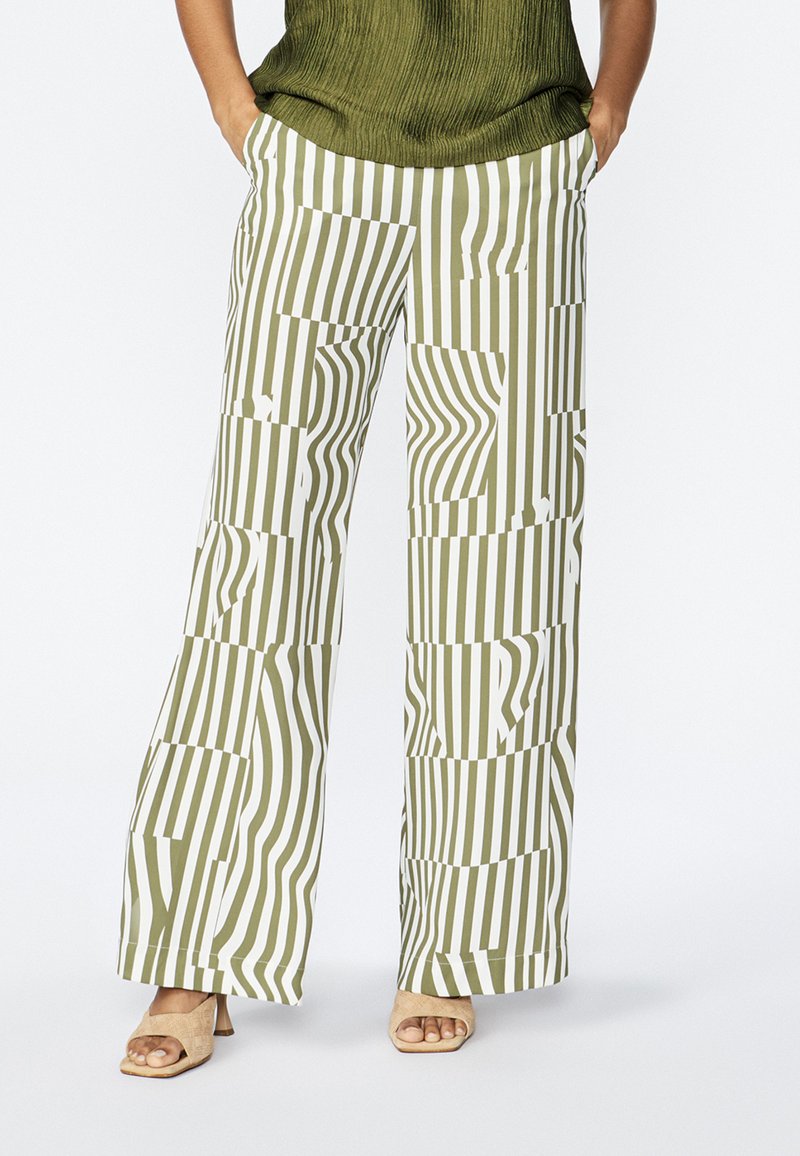 Xandres PAINA - Stoffhose - green moss/khaki - Zalando.de