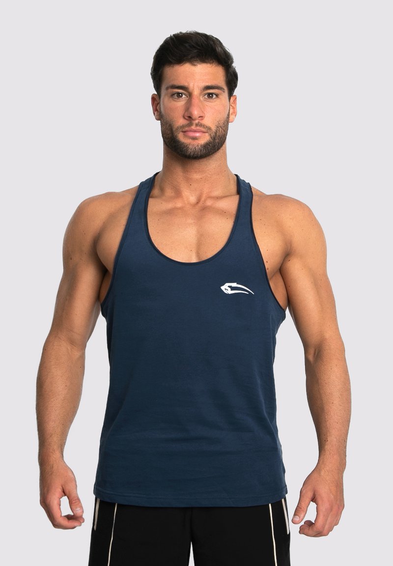 Smilodox STRINGER JAYSON - Top - dunkel blau/dunkelblau - Zalando.de Smilodox STRINGER JAYSON - Top - dunkel blau/dunkelblau - Zalando.de